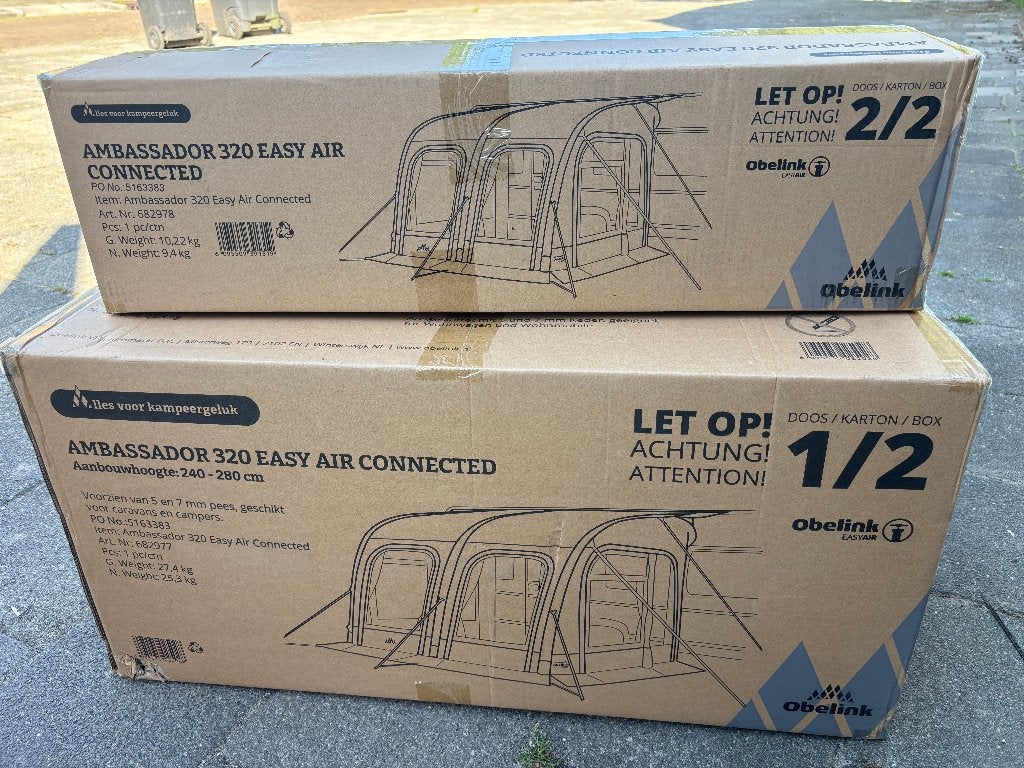 ≥ Obelink voortent Ambassador 320 easy air connected — Voortenten en ...
