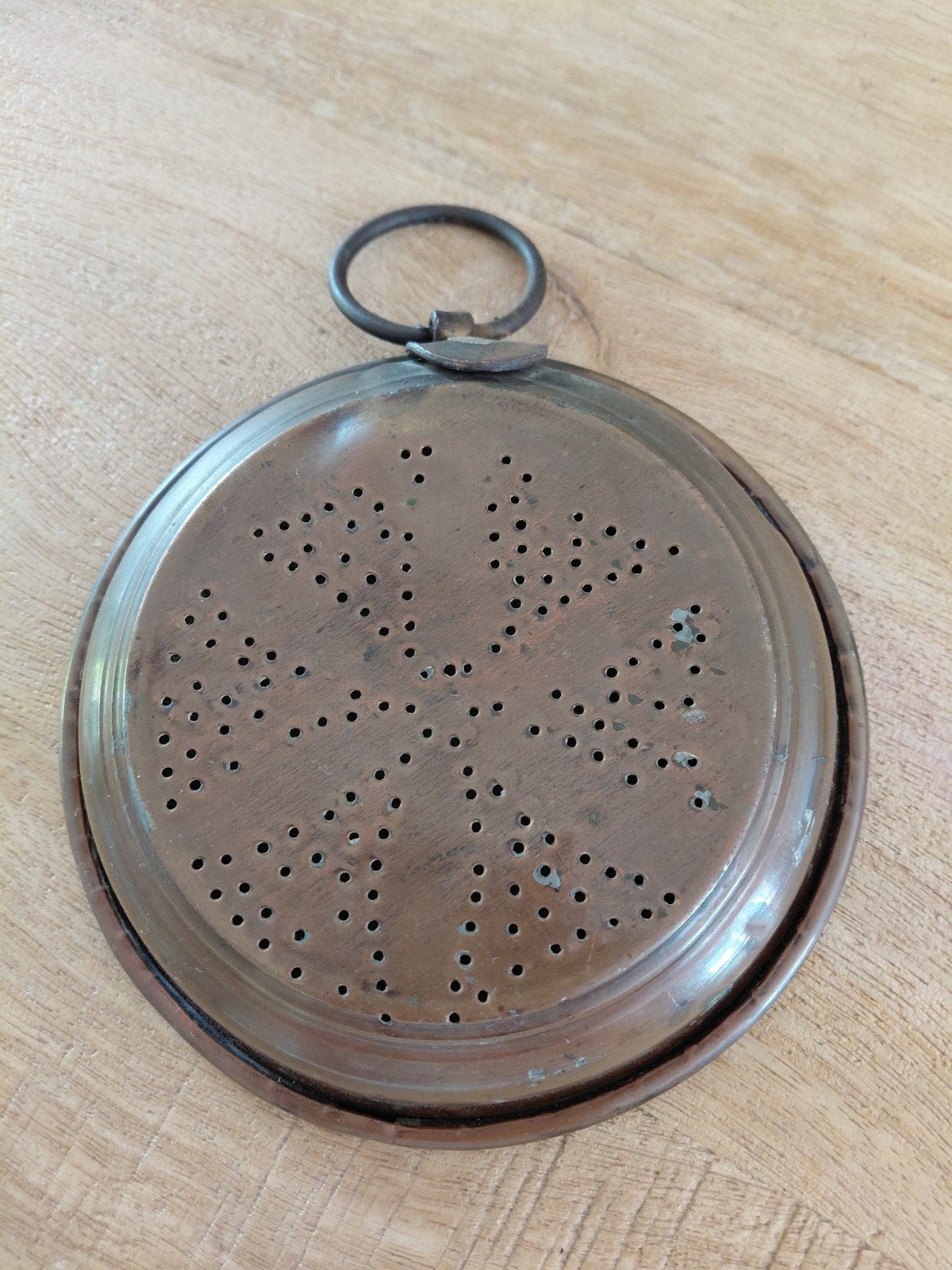 ≥ Vintage koperen vergiet/zeef — Antiek | Koper en Brons — Marktplaats