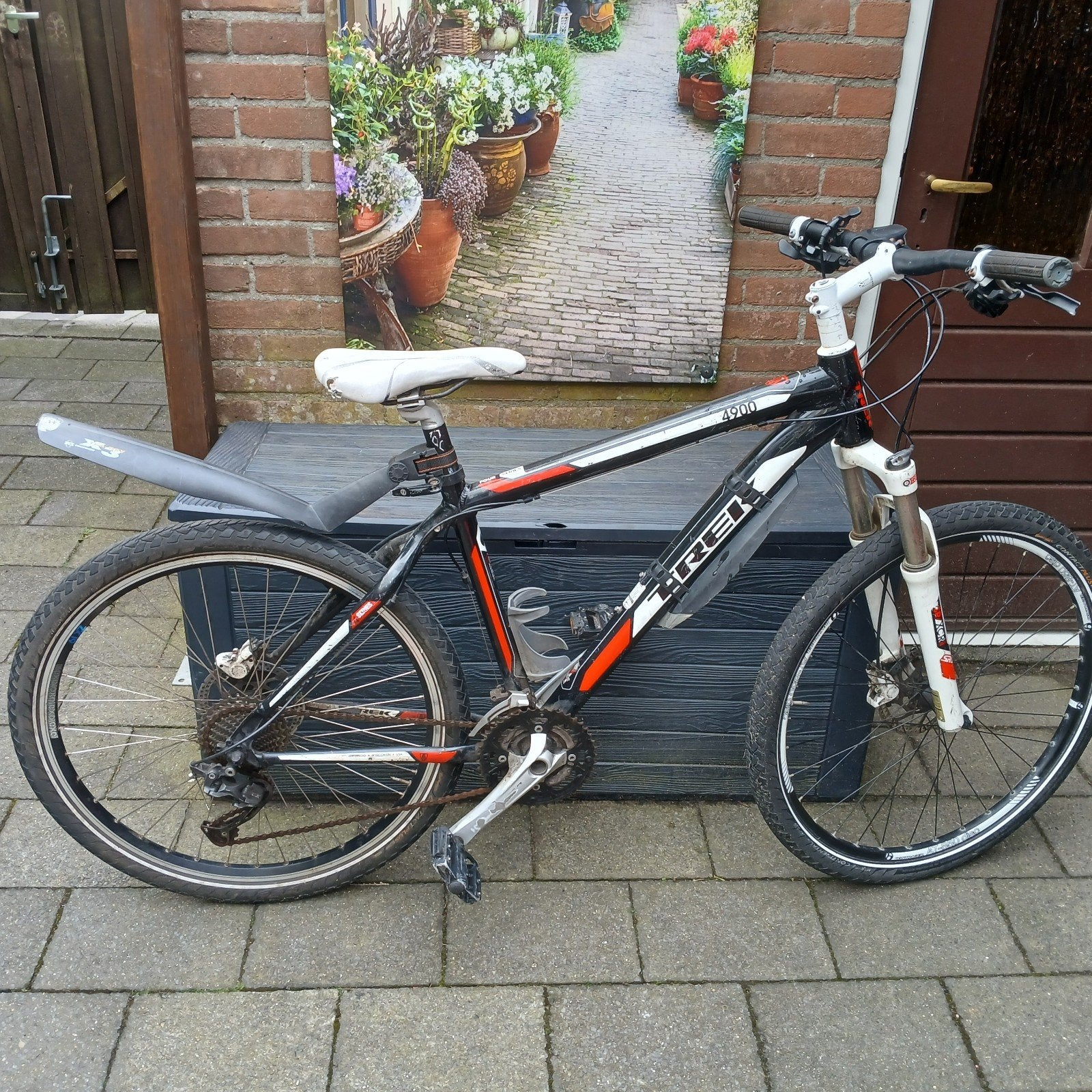≥ Trek 4900 Mountainbike - Zwart/Rood — Fietsen | Mountainbikes en ATB ...