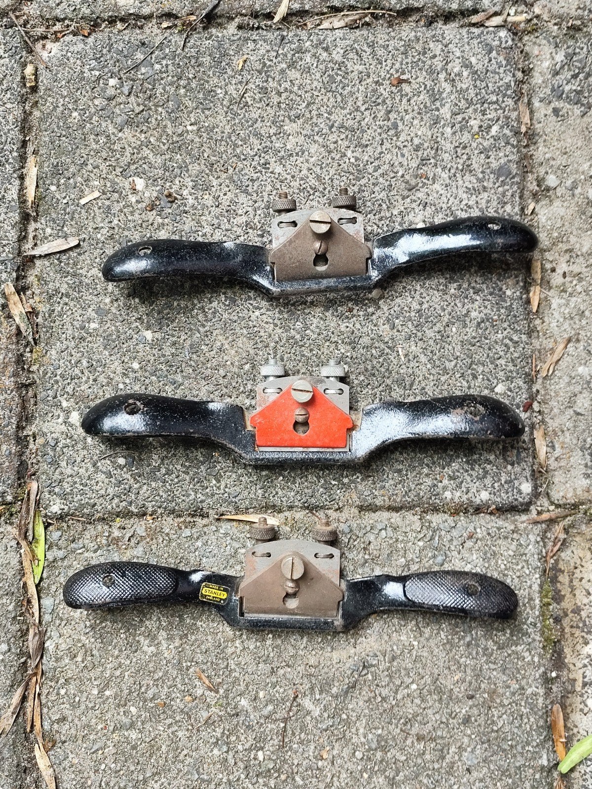 ≥ Set van 3 Vintage Stanley Spookschaaf Schaven — Gereedschap ...