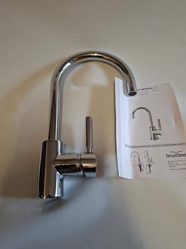 ≥ Keukenkraan Bruynzeel Solid Aqua chroom — Keuken | Keukenelementen ...