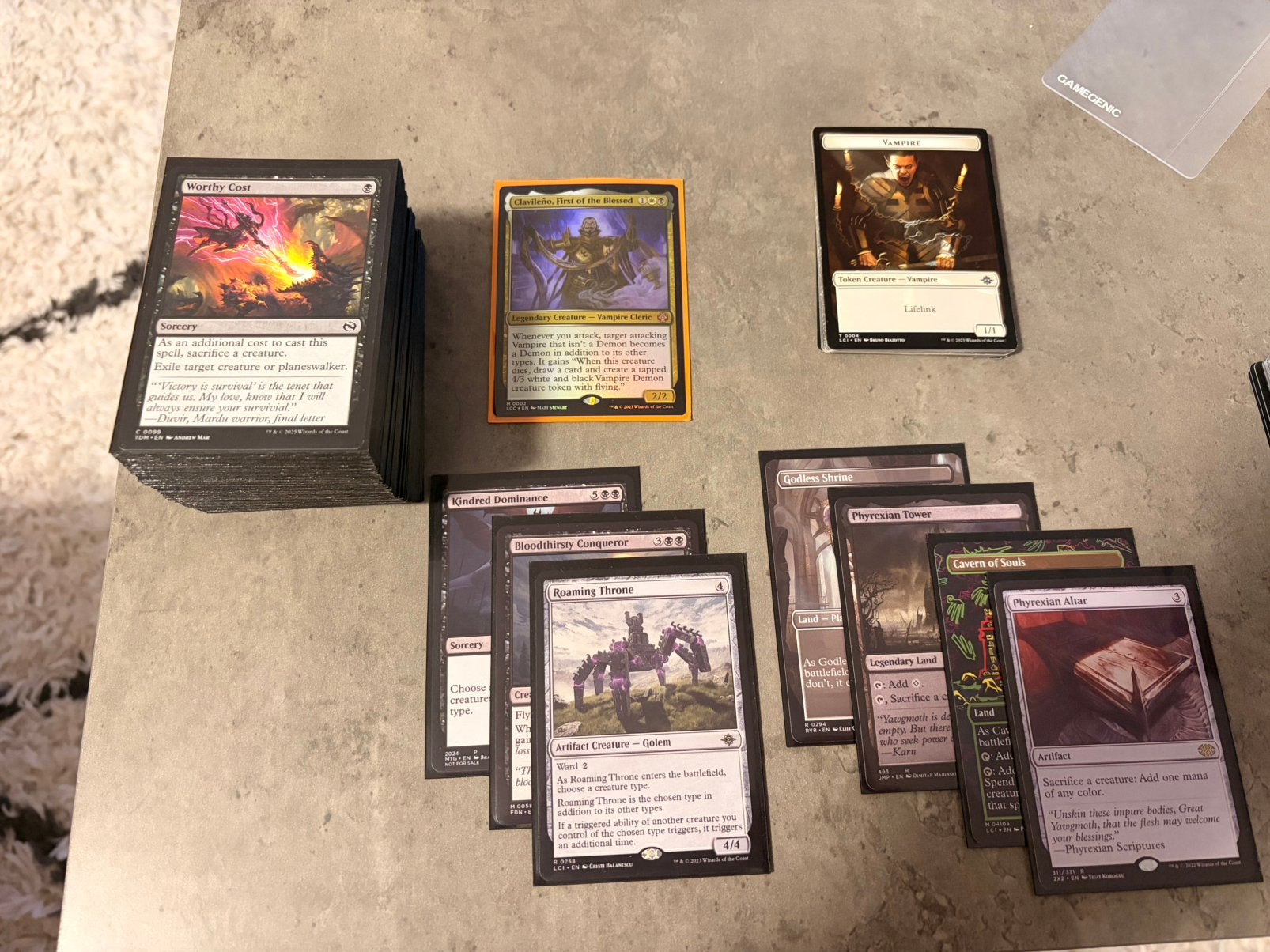 ≥ MTG COMMANDER DECK, Clavileno first of the blessed ...