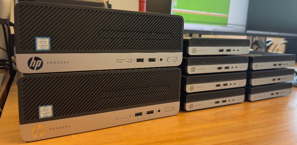 ≥ 9x HP Prodesk + 1x Dell Optiplex 3090 Pc — Desktop Pc's — Marktplaats