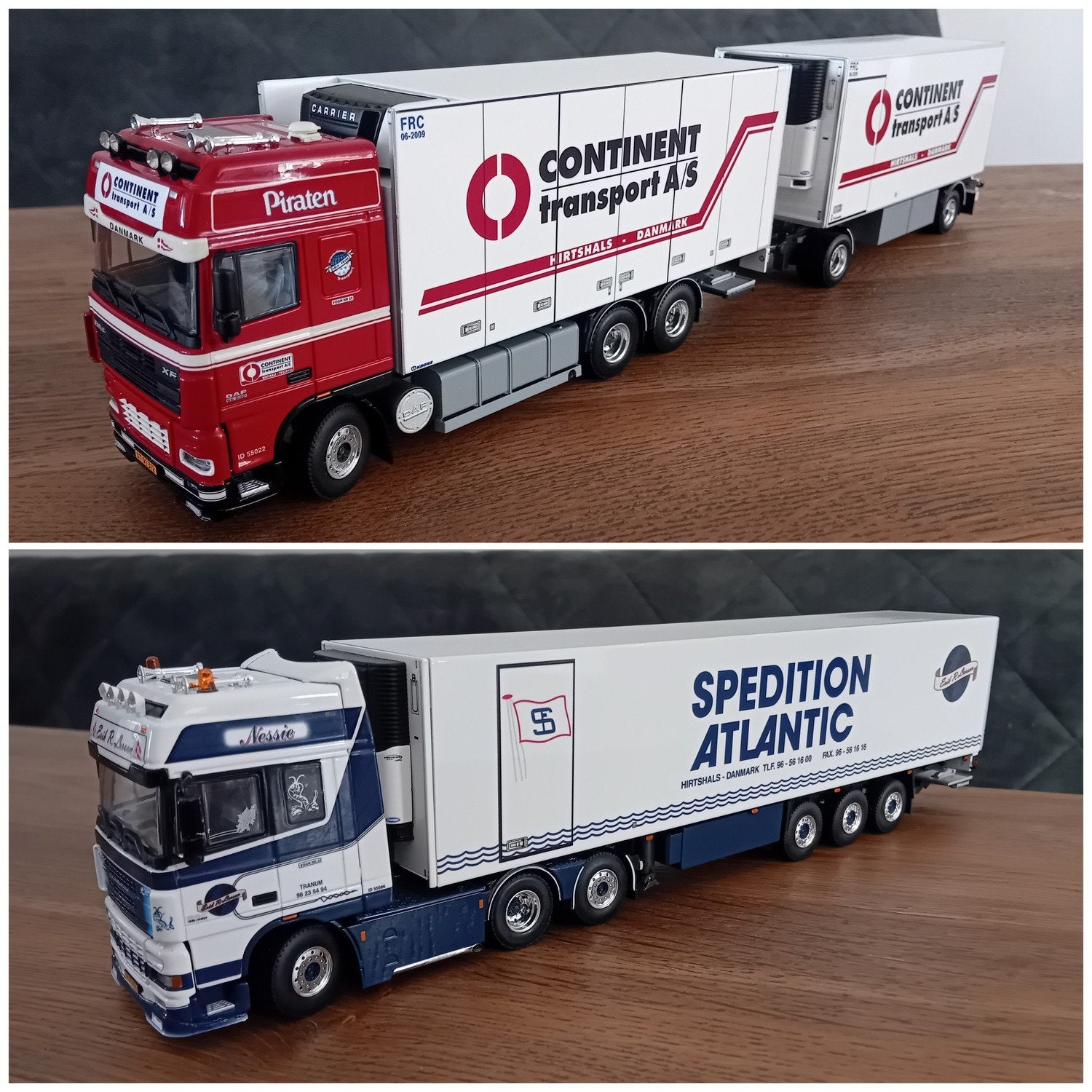 ≥ WSI Daf XF, Spedition Atlantic en Continent — Modelauto's | 1:50 ...