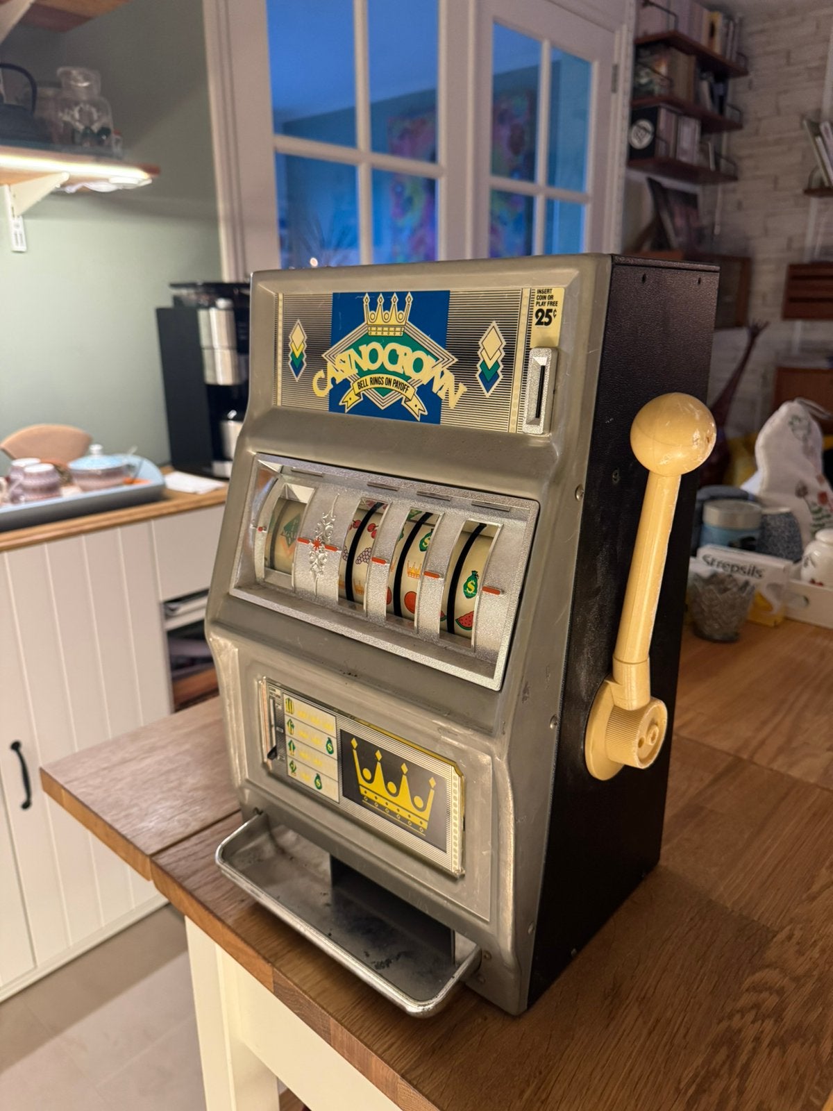 ≥ Vintage WACO Casino Crown Gokkast (Tafelmodel, Jaren '80) — Automaten ...