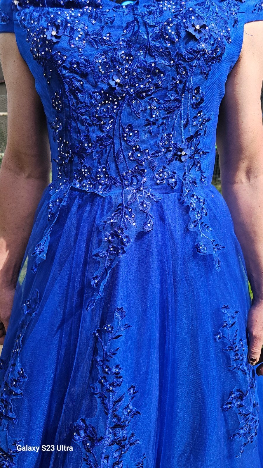 ≥ Prachtige blauwe prinsessenjurk met corset sluiting ...