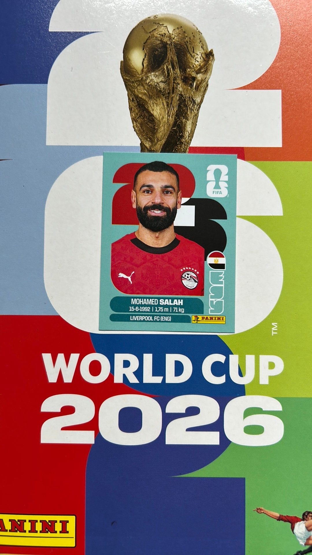 ≥ Mohamed Salah Panini FIFA World Cup 2026 Sticker EGV 17 ...