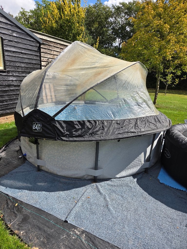 ≥ Zwembad 360 met overkapping - Gebruikt (m2405492560) — Zwembaden ...