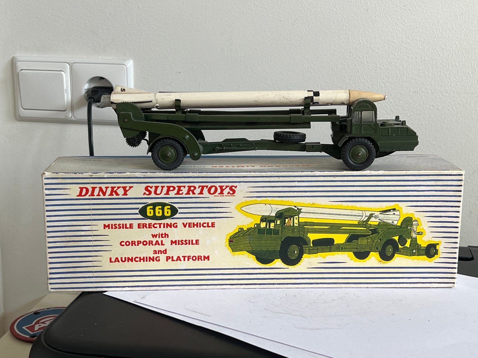 ≥ Dinky Supertoys 666 Missile Erecting Vehicle Raket — Antiek ...