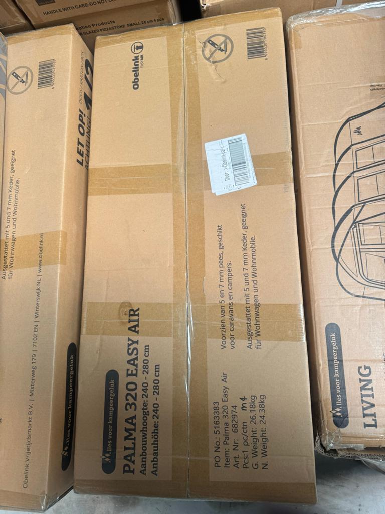 ≥ Obelink Palma 320 Easy Air voortent - Nieuw in doos! — Tenten ...