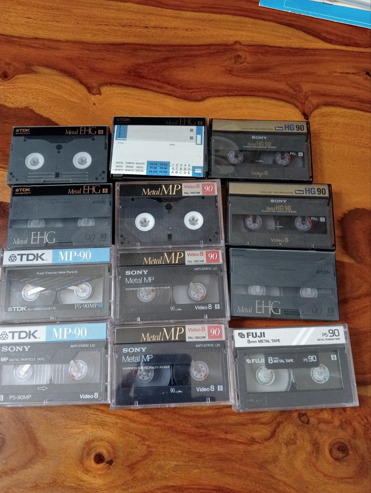 ≥ Partij Video 8 Cassettes: TDK, Sony, Fuji - Diverse Types ...