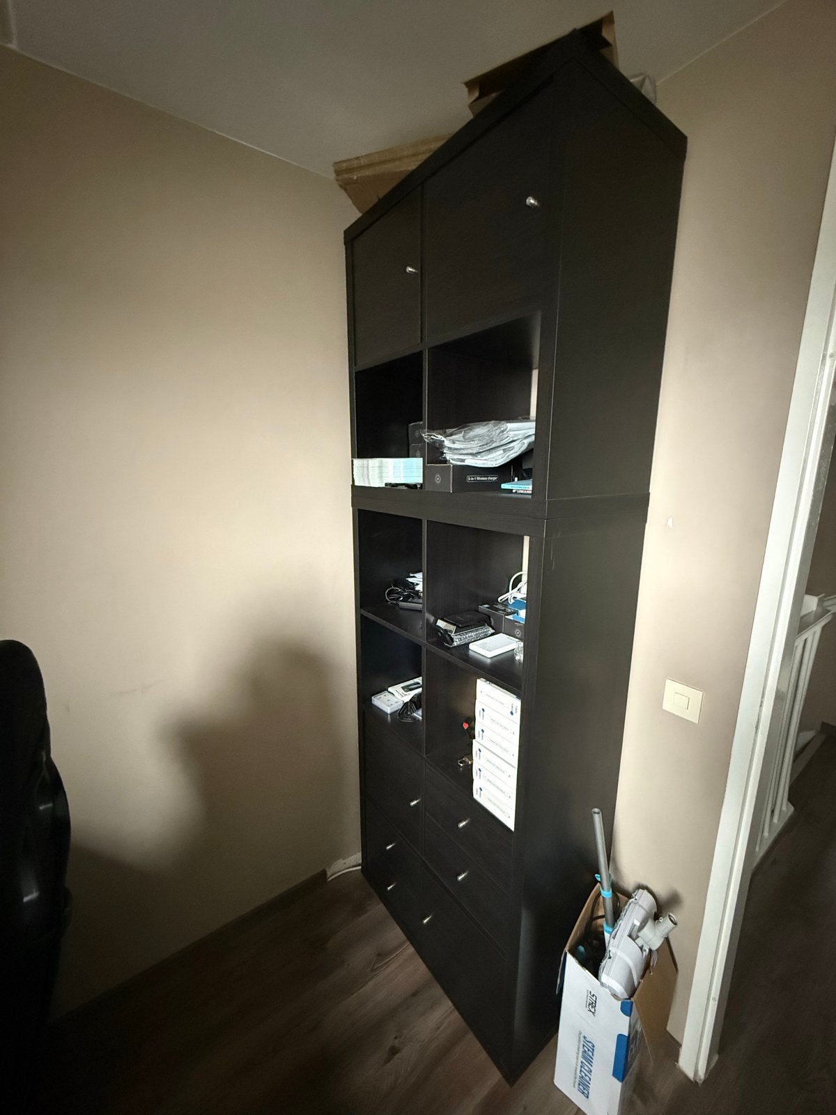 ≥ Zwarte kast met lades en deuren (m2406852274) — Kasten | Boekenkasten ...
