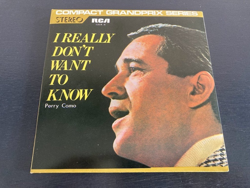 ≥ Perry Como “I Really Dont Want To Know” 7” gatefold EP Japan ...