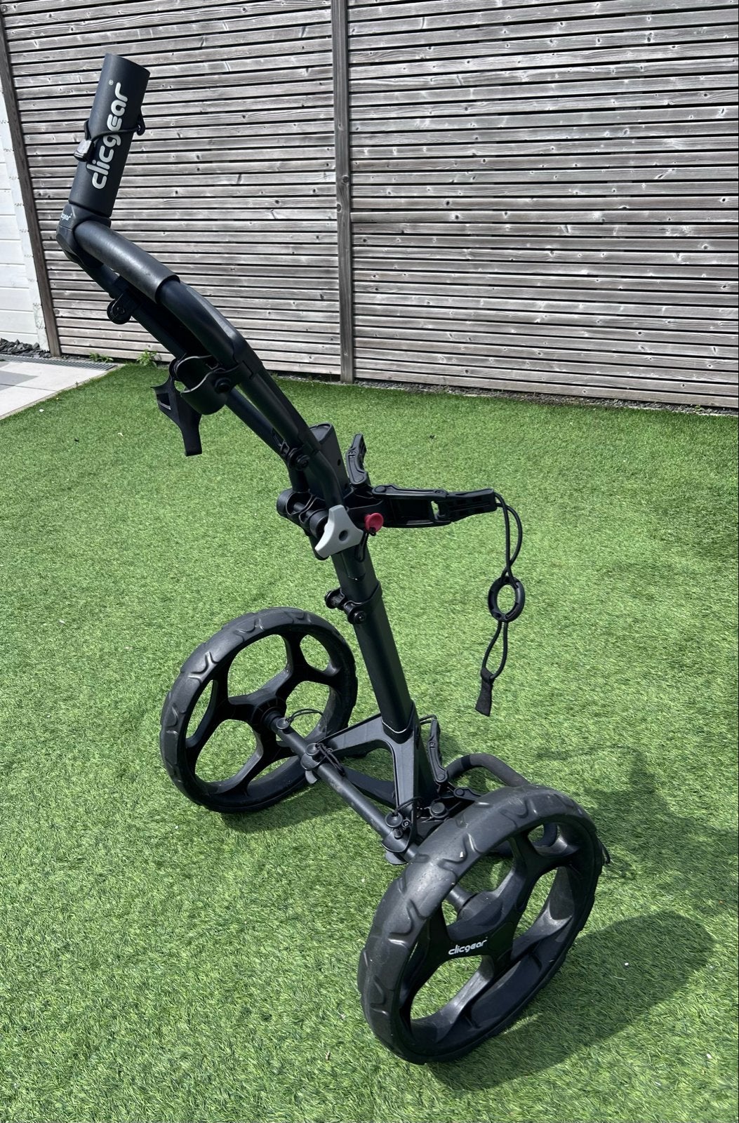 ≥ CLICKGEAR 2-WIEL trolley met beker- en parapluhouder — Golf — Marktplaats