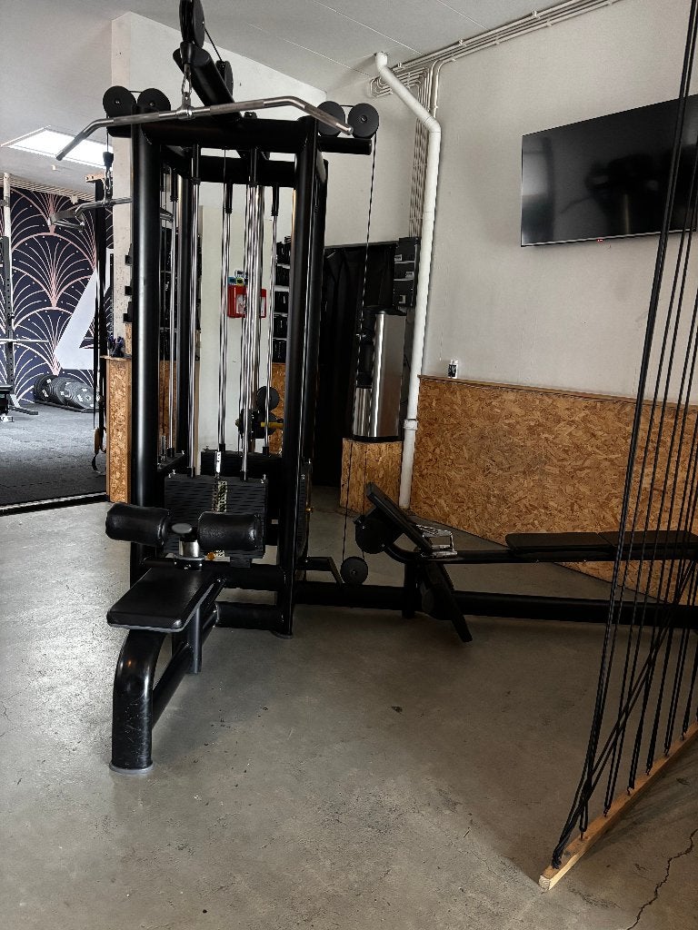 ≥ multistation, lat pulldown low cable row, verstelbare cable ...