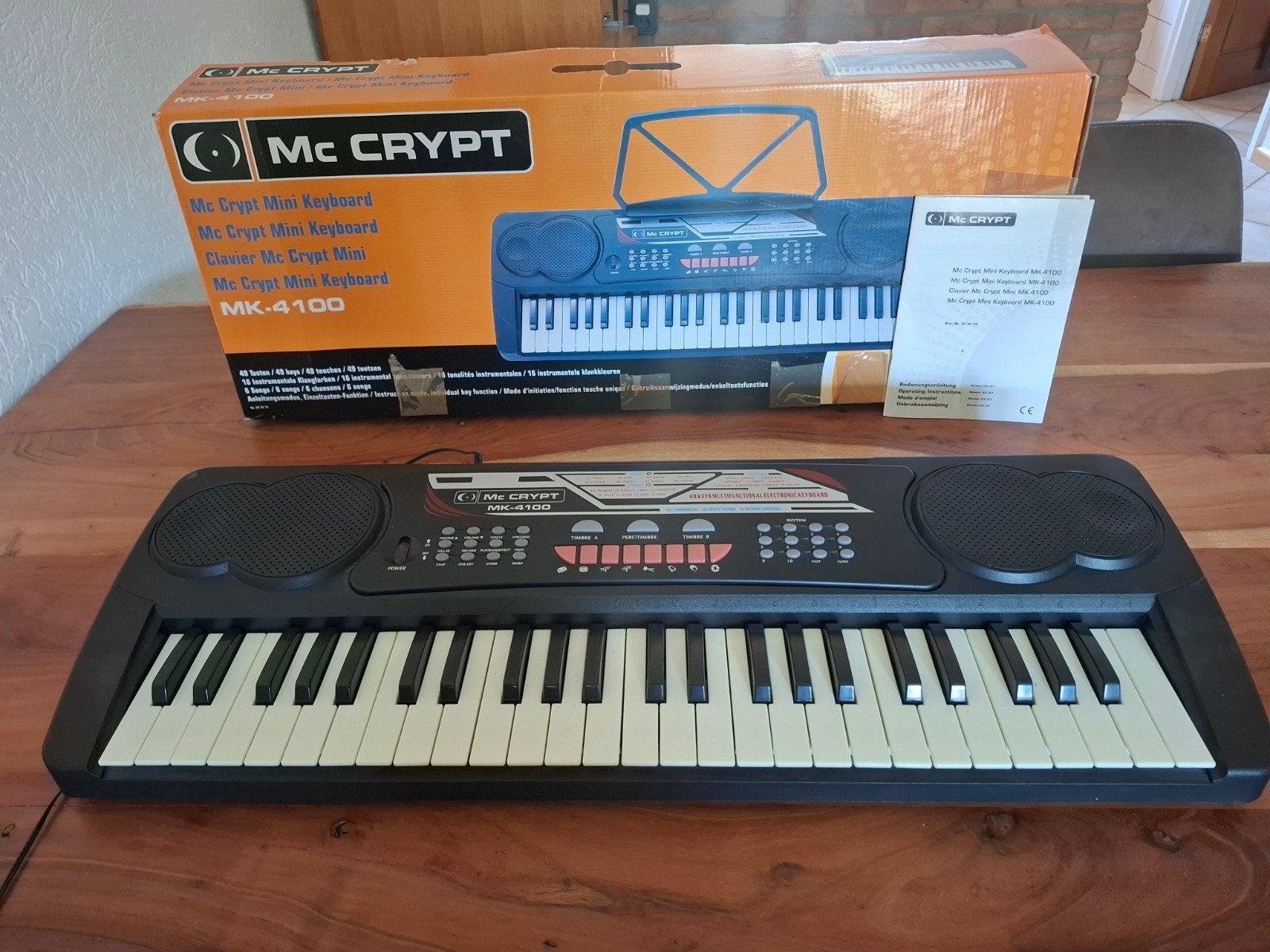 ≥ MC Crypto Mini Keyboard MK-4100 met 16 klankkleuren — Keyboards ...