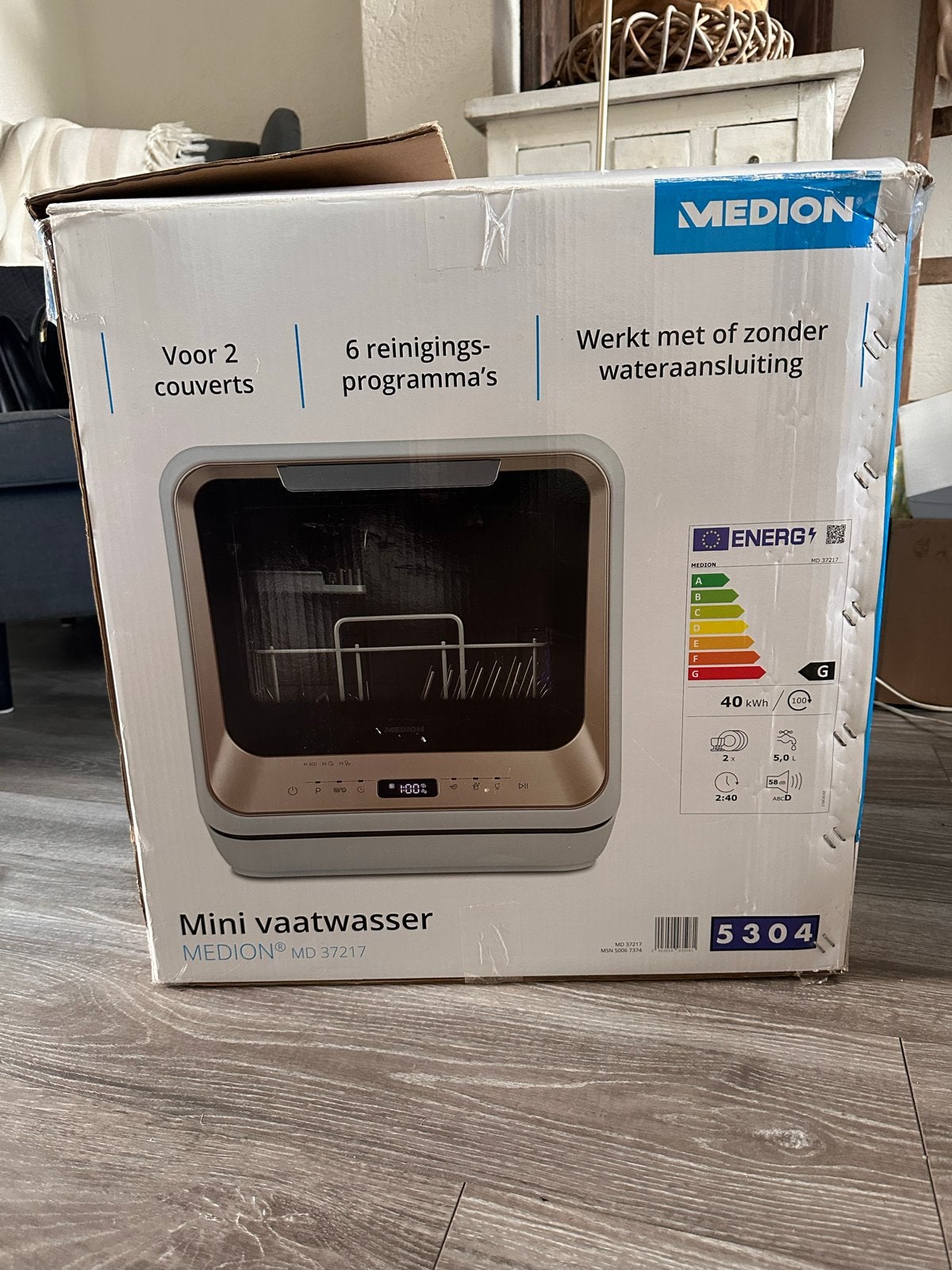 ≥ Medion Mini Vaatwasser Rose Goud (beker ontbreekt) — Vaatwasmachines ...