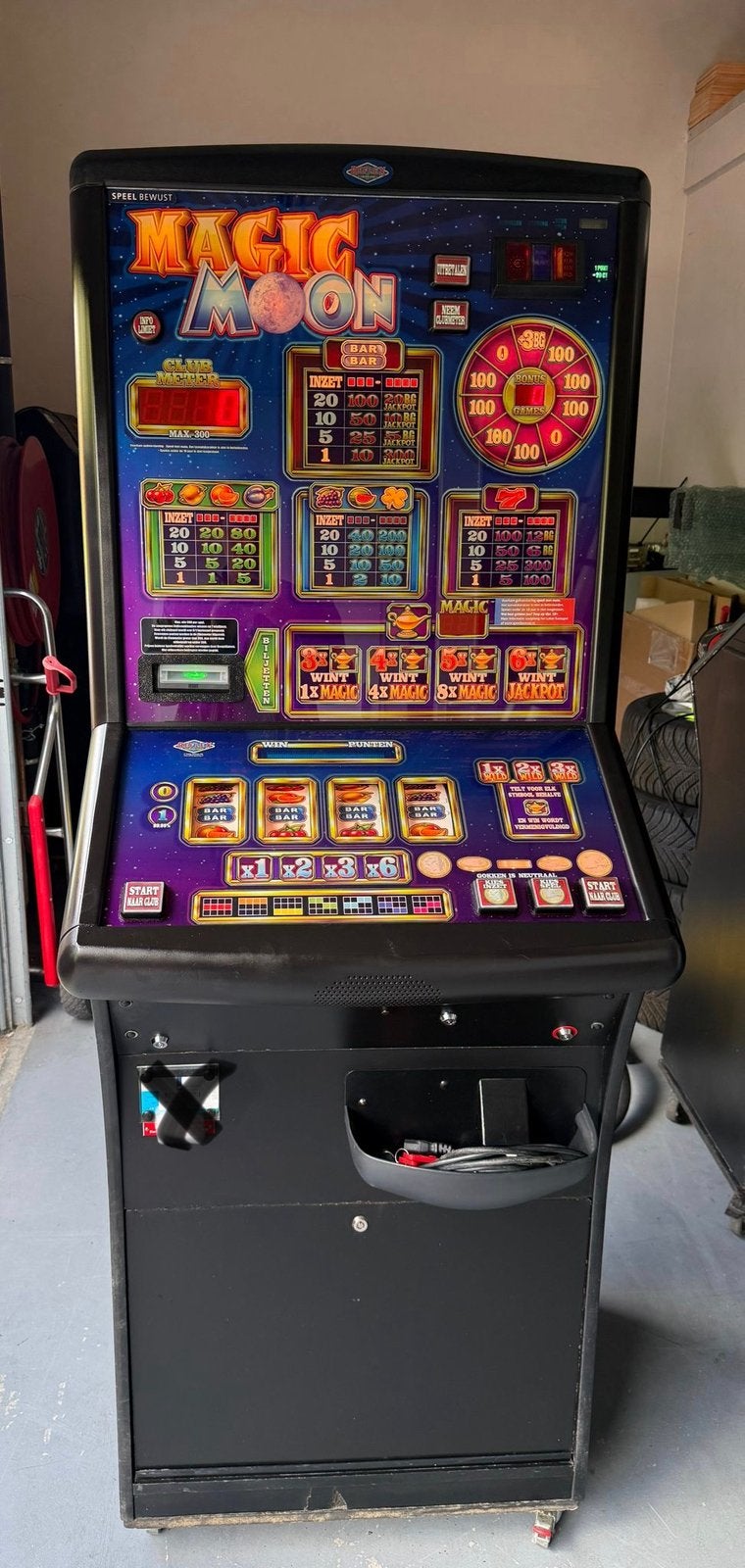 ≥ Prachtige Magic Moon met biljetlezer — Automaten | Gokkasten en ...