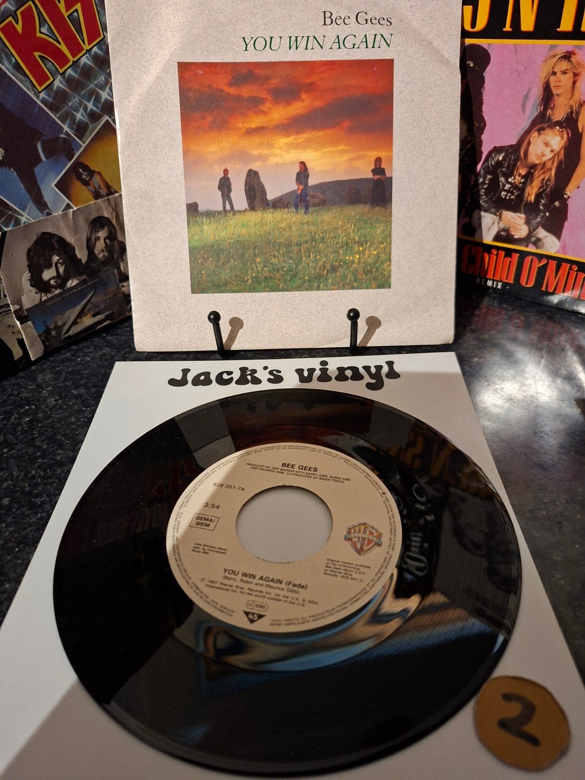 ≥ Bee Gees - You Win Again (Single, 7 inch, Pop) 1987/2 (m2406168880 ...