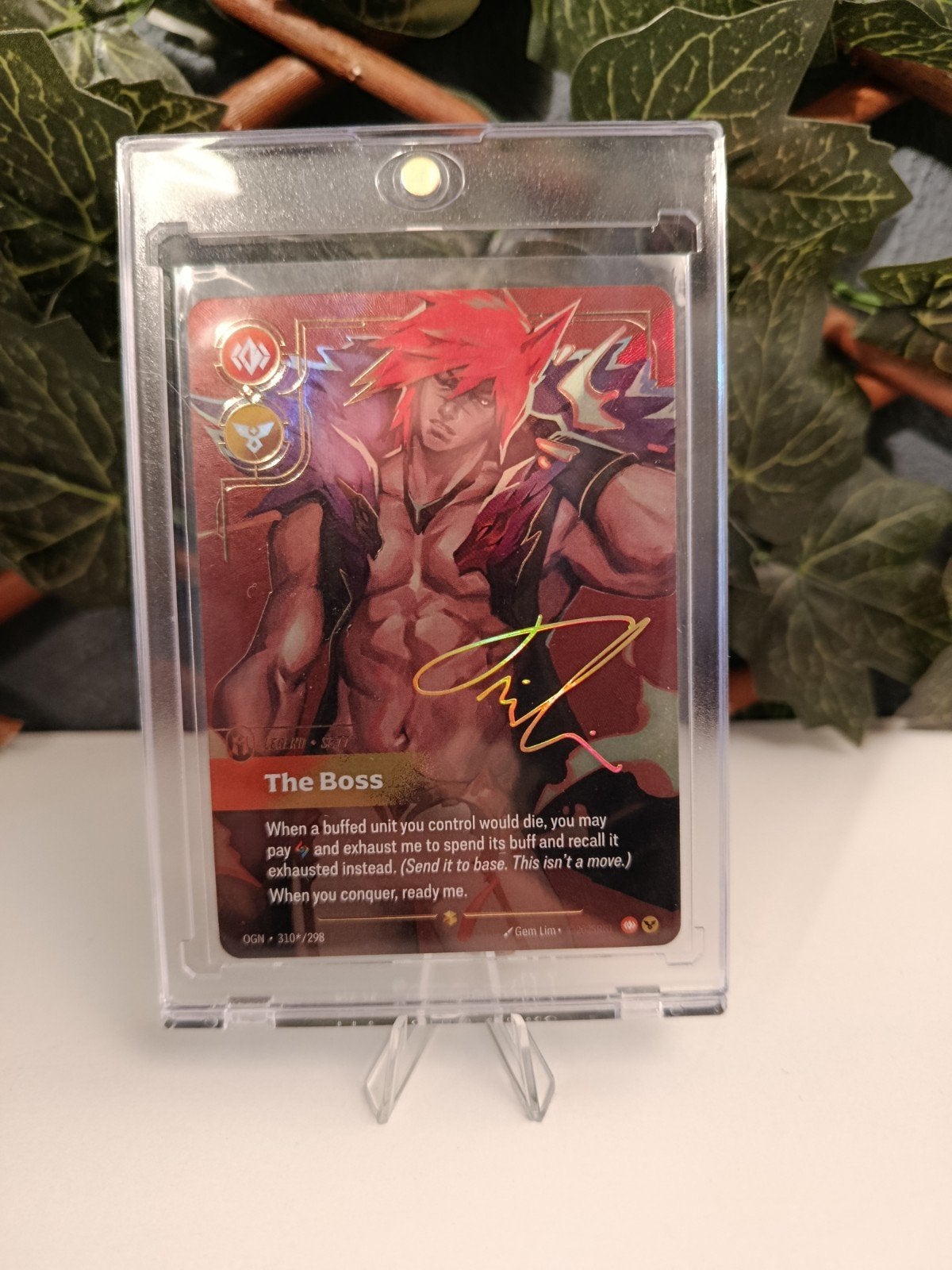 ≥ Riftbound Sett The Boss Showcase Gesigneerd Mint Conditie ...