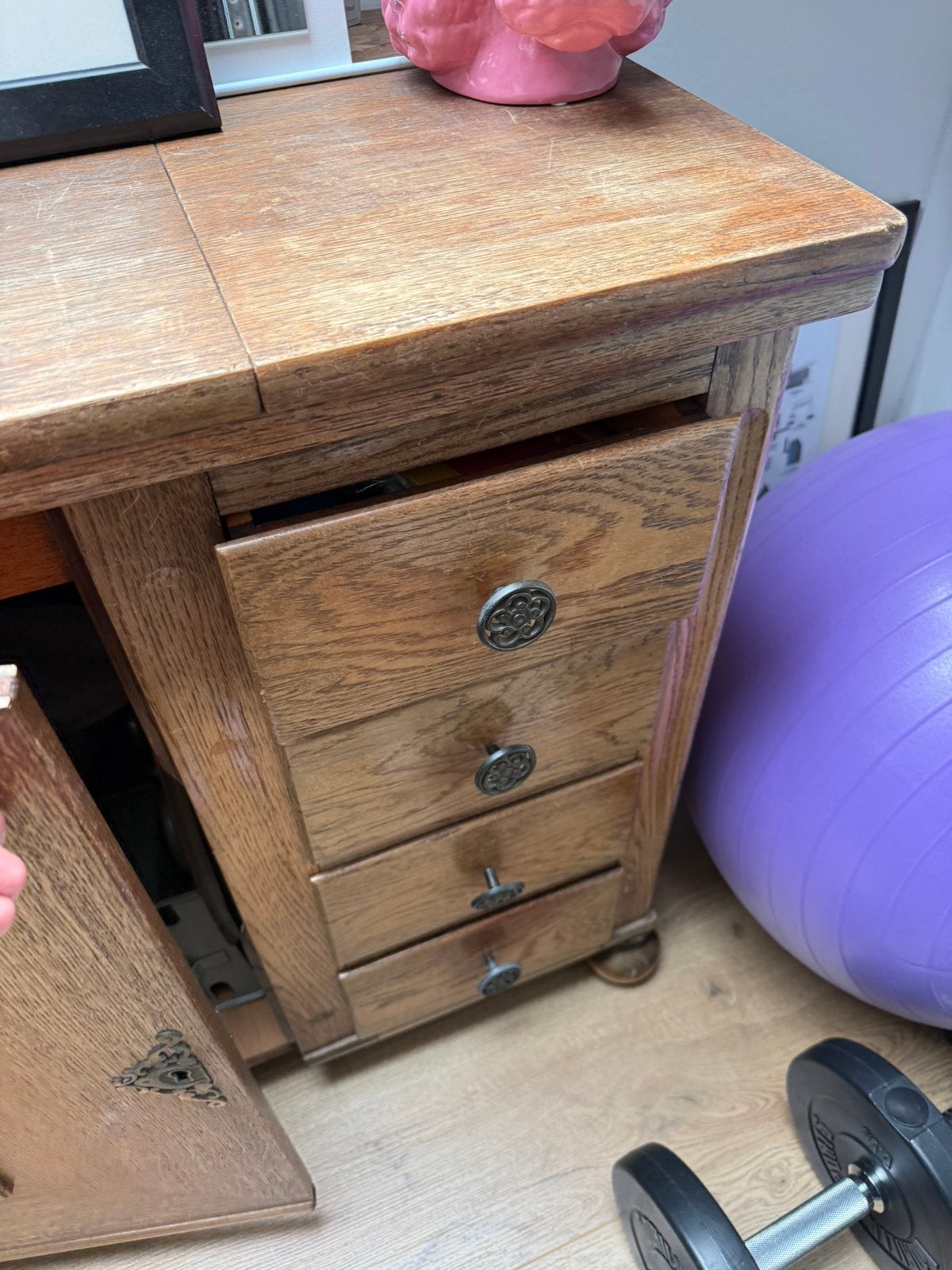 ≥ Wooden sewing machine — Kasten | Ladekasten — Marktplaats