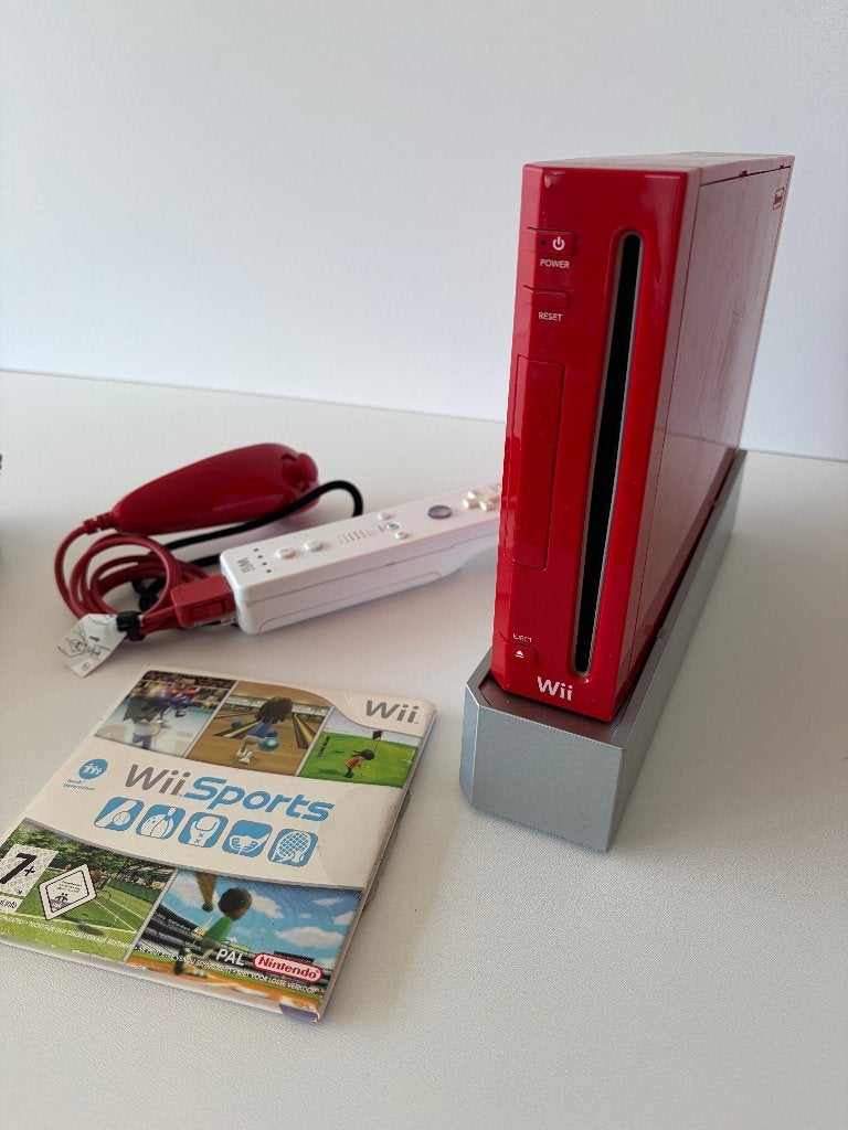 ≥ Nintendo Wii Rood Limited Edition + Wii Sports + Controller ...