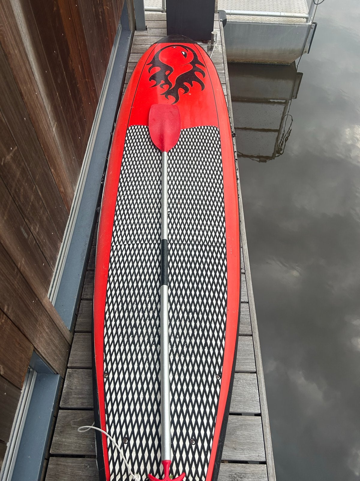 ≥ SUP Board Rood met Zwarte Details en Peddel (m2406144344) — Suppen ...