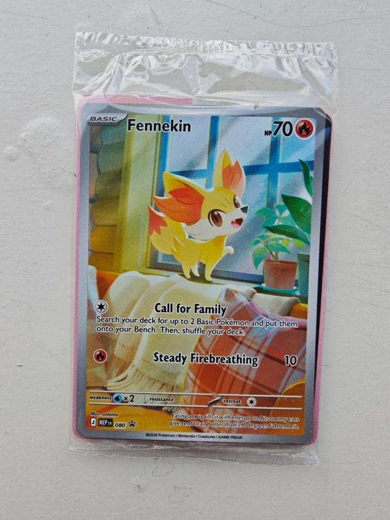 ≥ Fennekin MEP 080 CHAOS RISING Sealed Promo Pokémon Kaart ...