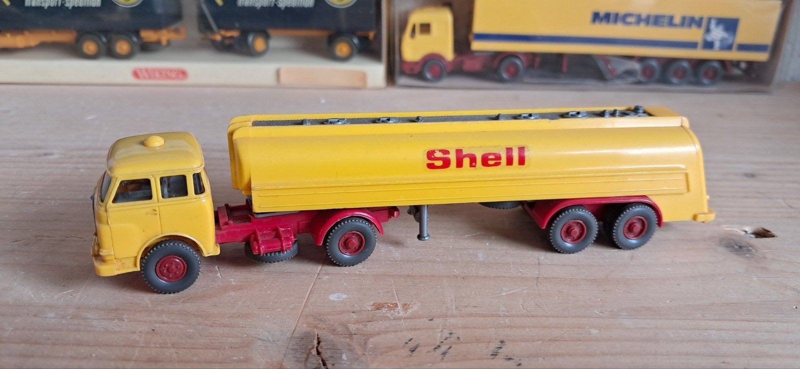 ≥ Wiking Shell Tankwagen - Vintage Model Vrachtwagen — Modelauto's | 1: ...