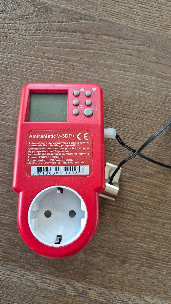 ≥ AfraMatic V-3DP+ vloerverwarming pomp schakelaar (m2405668084 ...