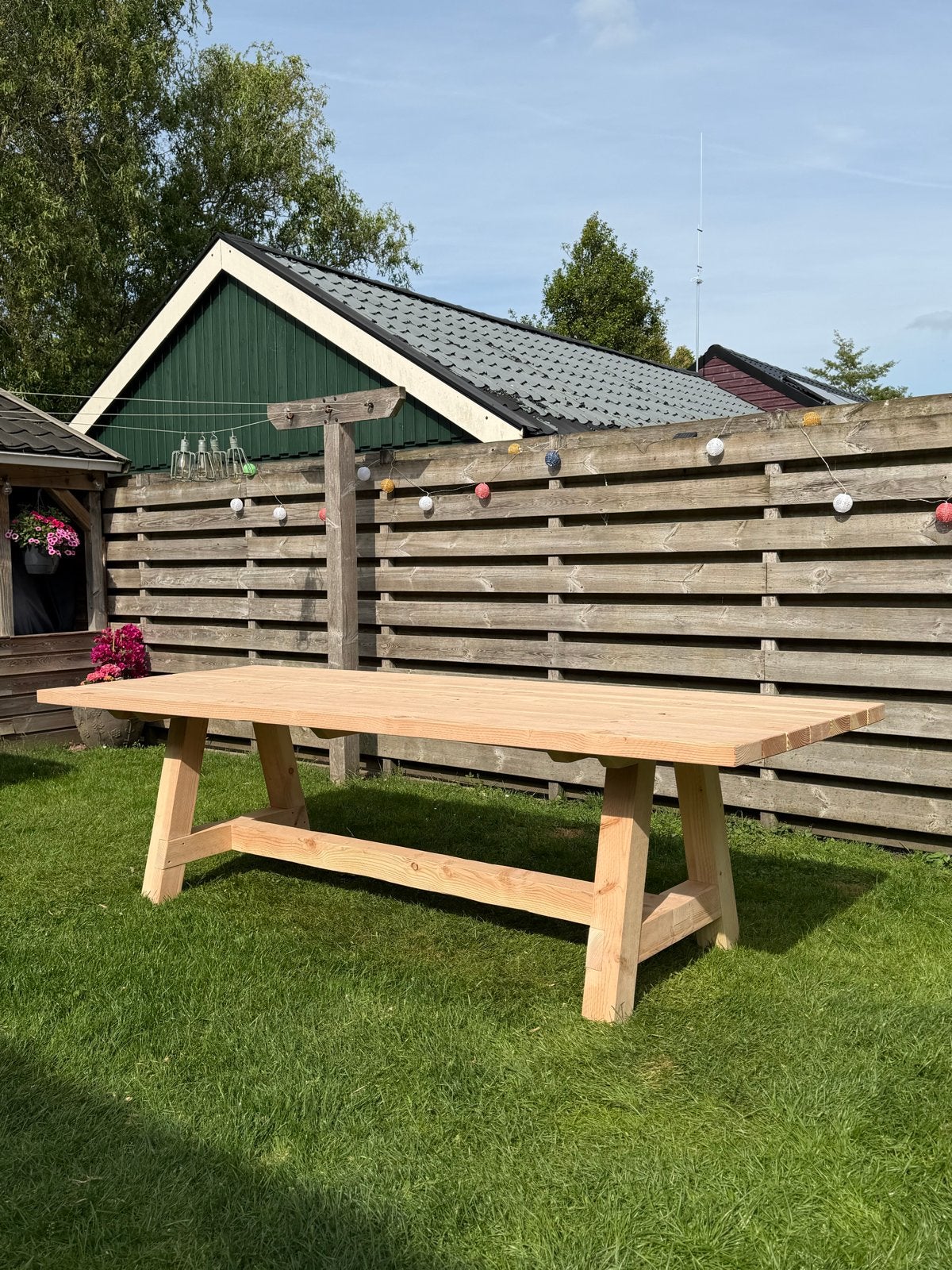 ≥ Douglas Houten Eettafel met A-poot (m2406306688) — Tafels | Eettafels ...