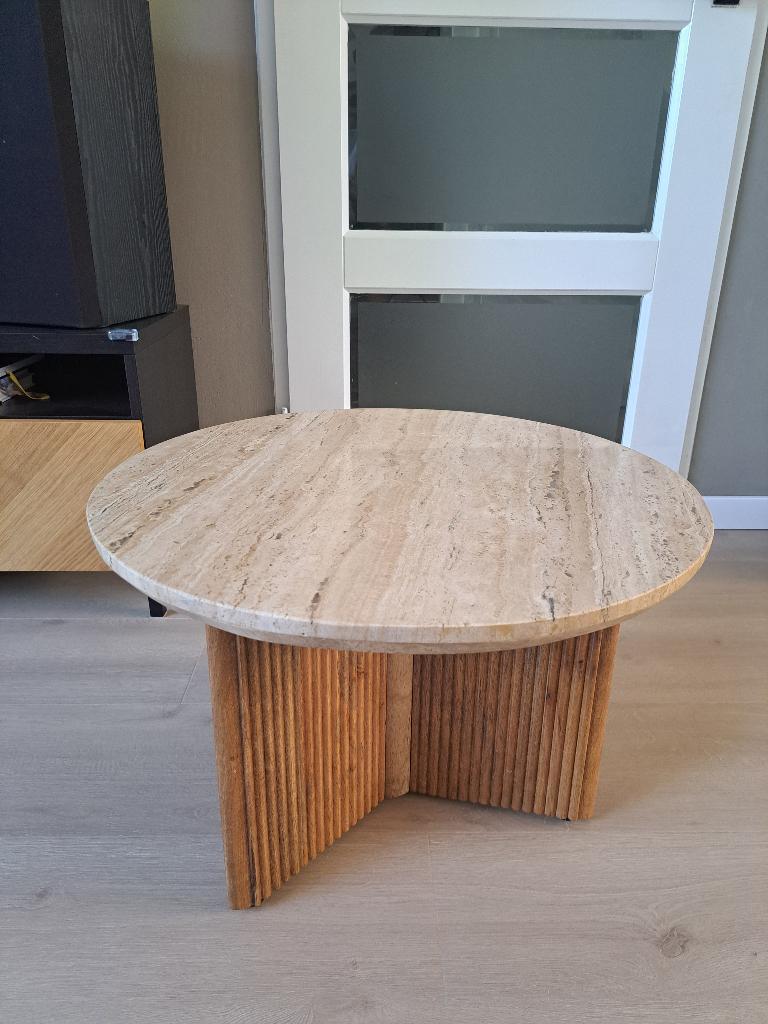 ≥ Bijzettafel/salontafel senna travertine — Tafels | Salontafels ...