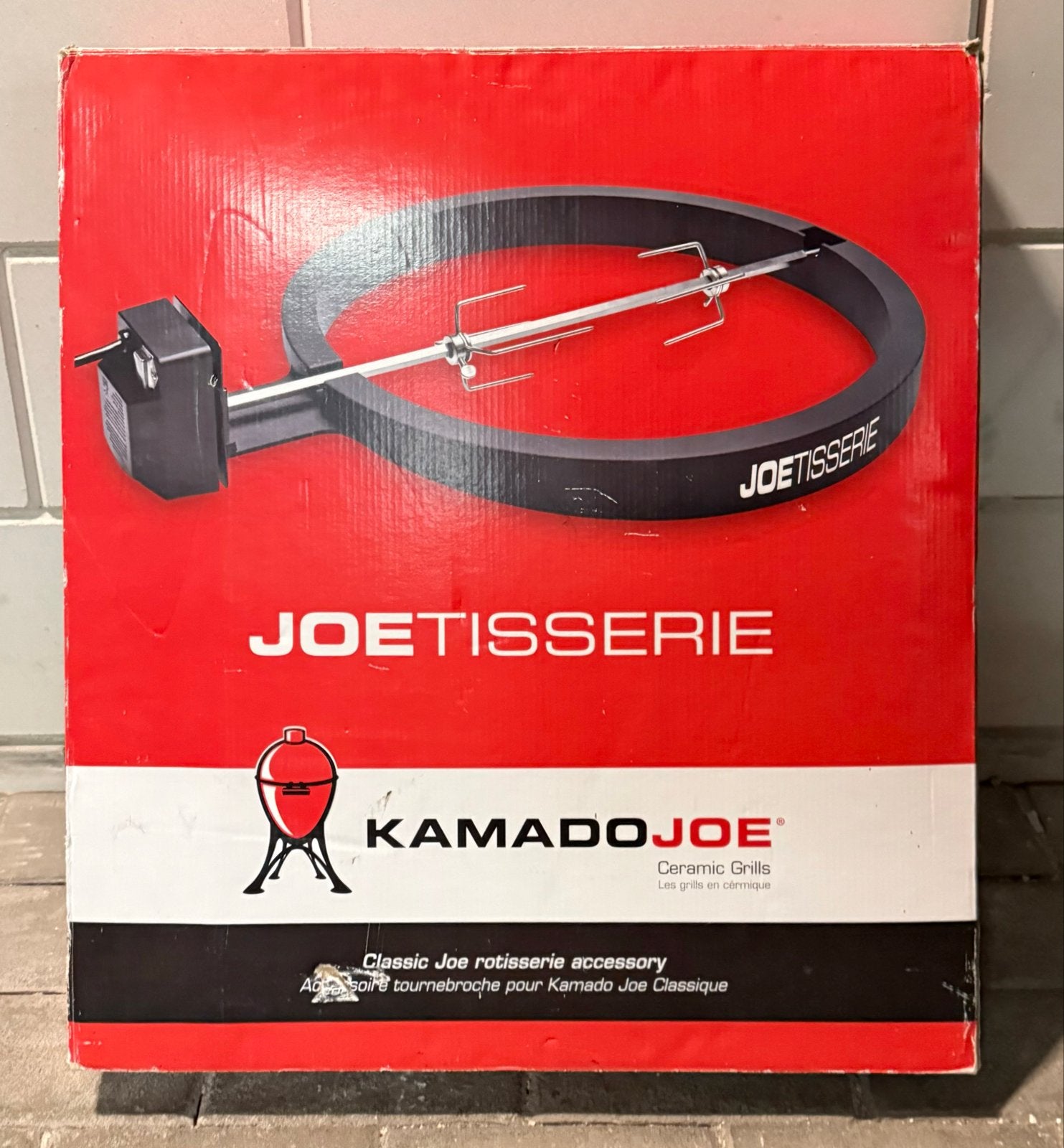 ≥ Kamado Joe Joetisserie spit voor Classic Joe en BGE Large — Barbecue ...