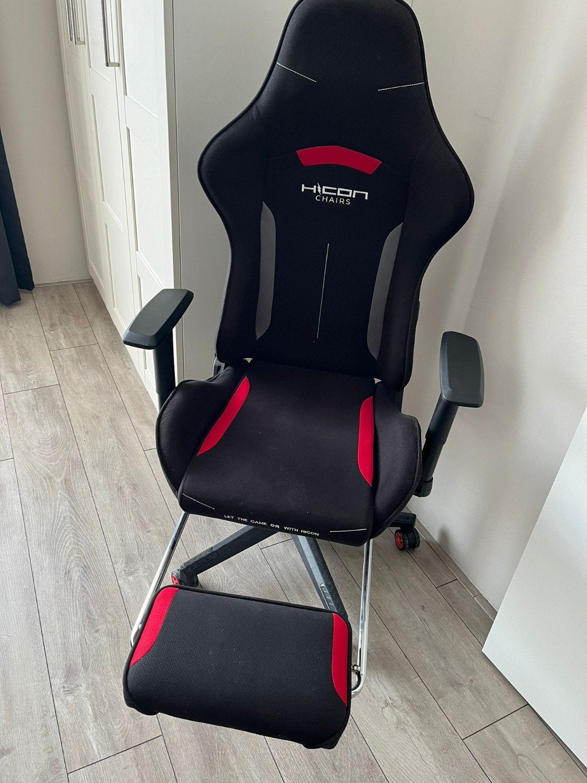 ≥ Hicon gaming stoel met voetensteun — Bureaustoelen — Marktplaats