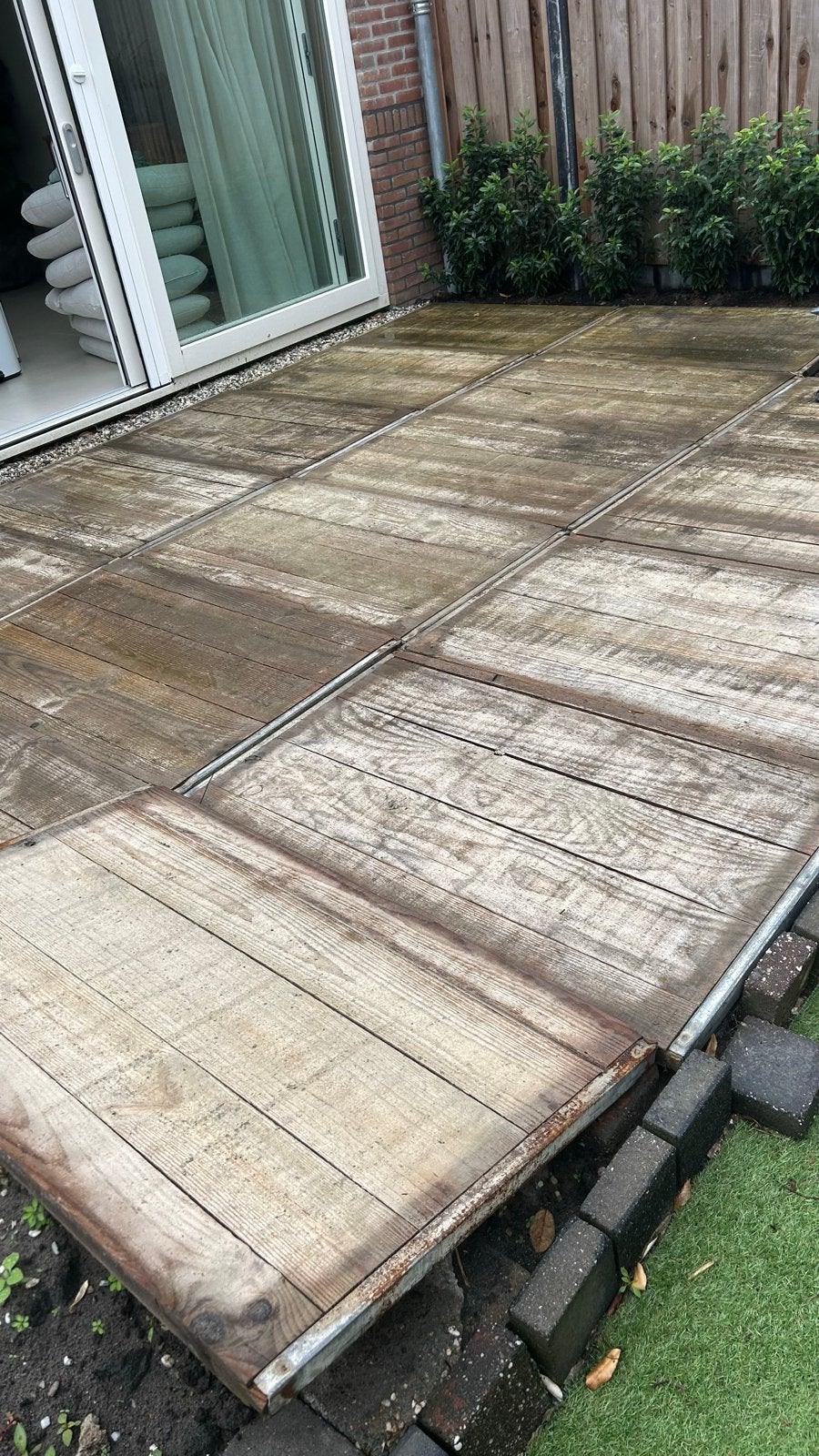 ≥ Houten vlonderplaten voor terras of tuinpad (m2406974863 ...