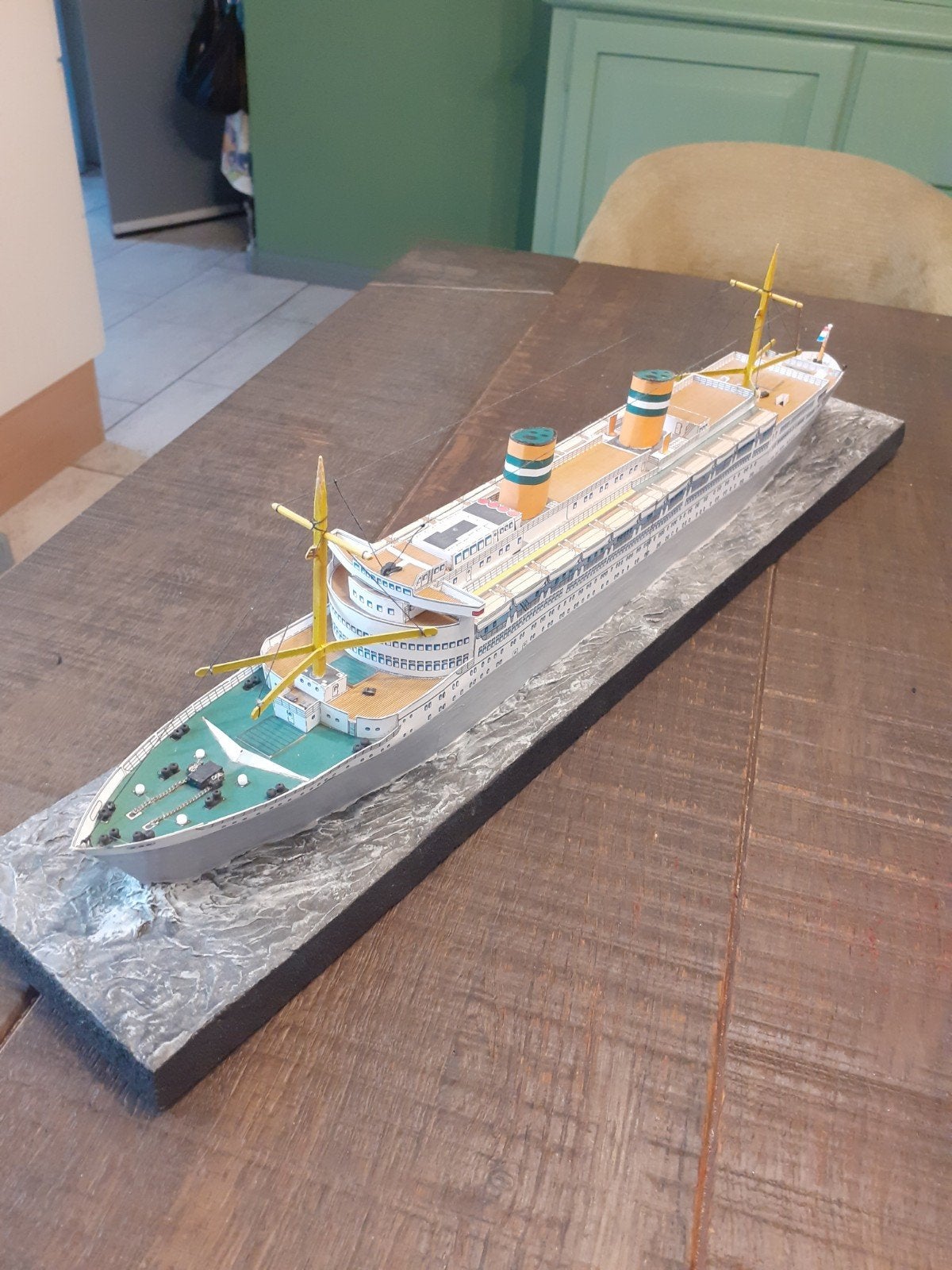 ≥ Model Nieuw Amsterdam - Holland Amerika Lijn — Modelbouw | Boten en ...