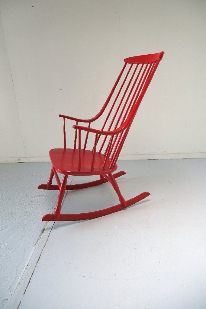 ≥ Schommelstoel (Nesto, Lena Larsson, Grandessa, Rood) — Stoelen ...