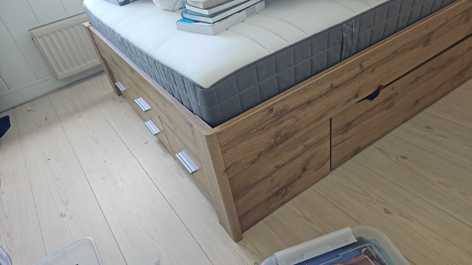 ≥ Tweepersoonsbed 180x200 met lades en matras — Slaapkamer | Bedden ...
