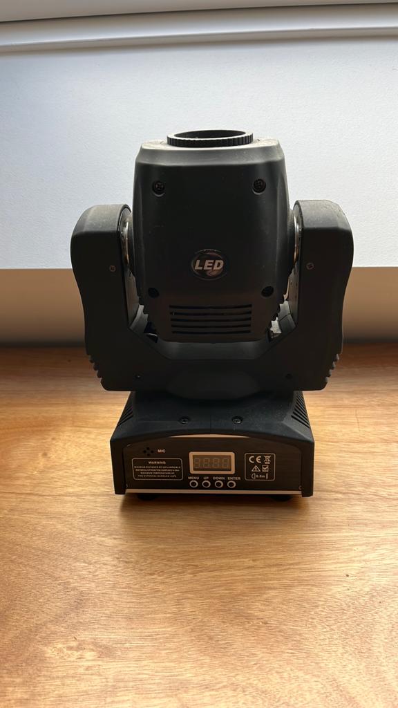 ≥ Movinghead LED Spot met DMX, Gobo's en Kleuren — Licht en Laser ...
