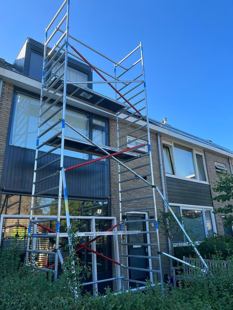 ≥ Steiger te huur - rolsteiger gevelsteiger huren — Steigers — Marktplaats