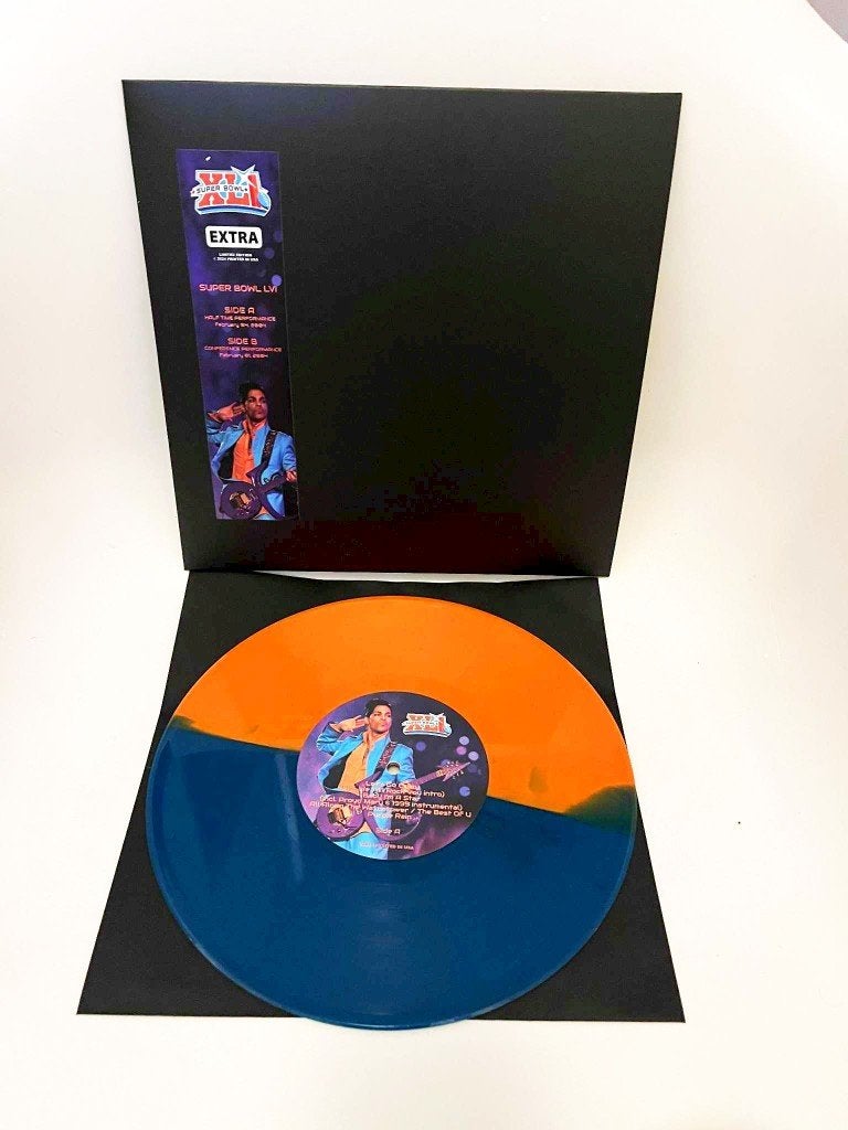 ≥ Prince - Super Bowl XLI EXTRA Blue Orange Edition 10inch EP — Vinyl ...