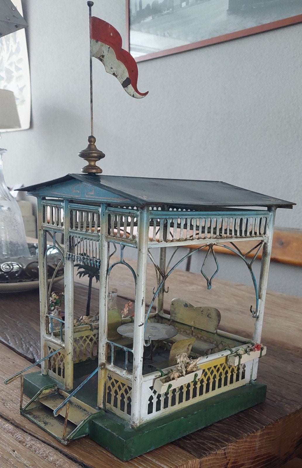 ≥ zeer oud "Garten Pavillion" (theehuis) uit 1890-1905 (KIBRI) — Antiek ...