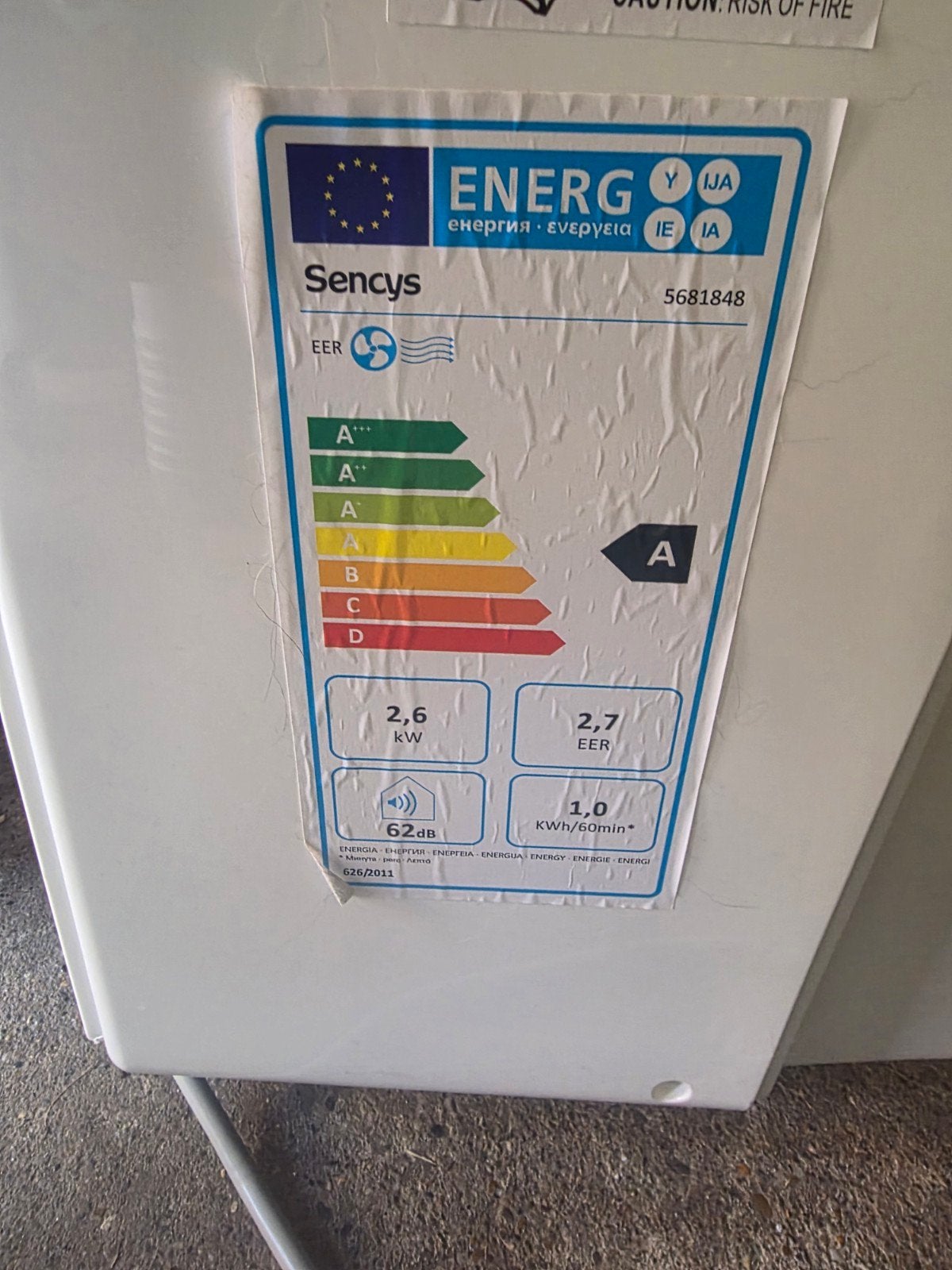 ≥ Sencys Mobiele Airco 9000 BTU/u - Koelen en Ontvochtigen (m2413806046 ...