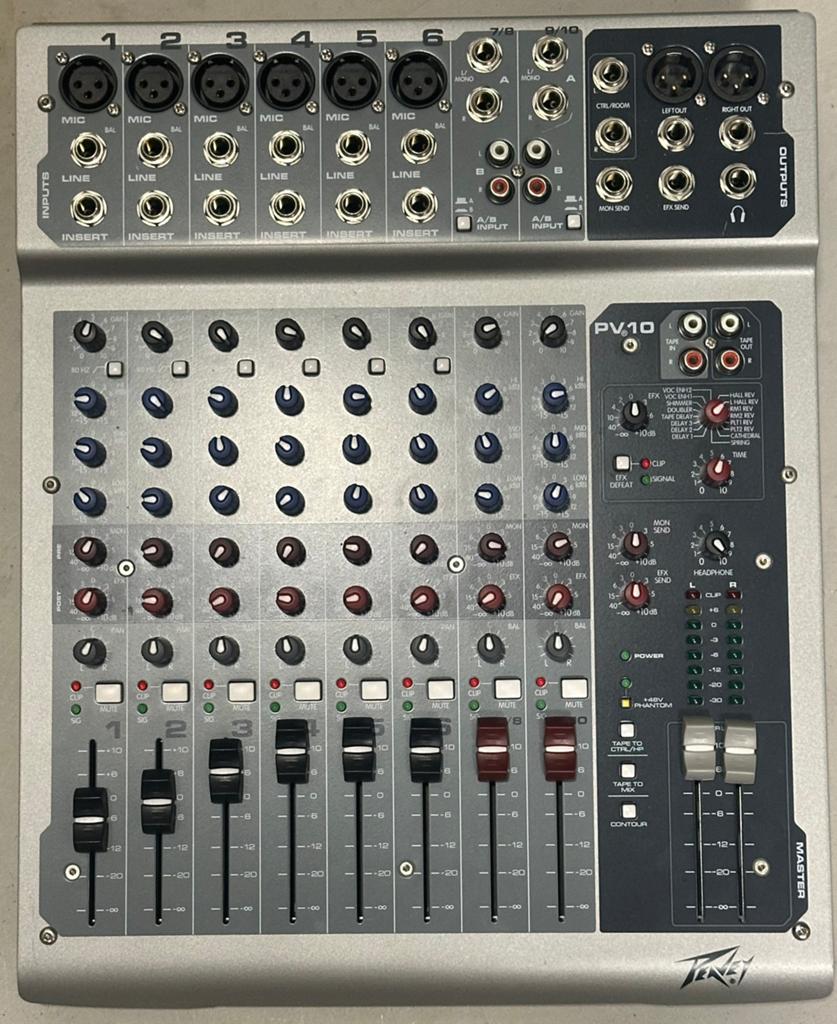 ≥ Peavey PV 10 - Compacte en veelzijdige mixer — Mengpanelen — Marktplaats