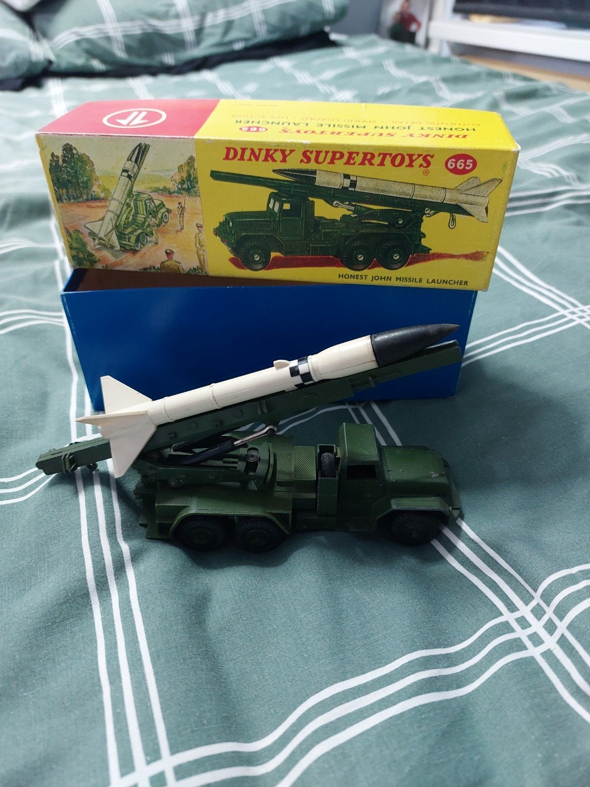 ≥ Dinky Supertoys 665 Honest John Missile Launcher met doos — Speelgoed ...