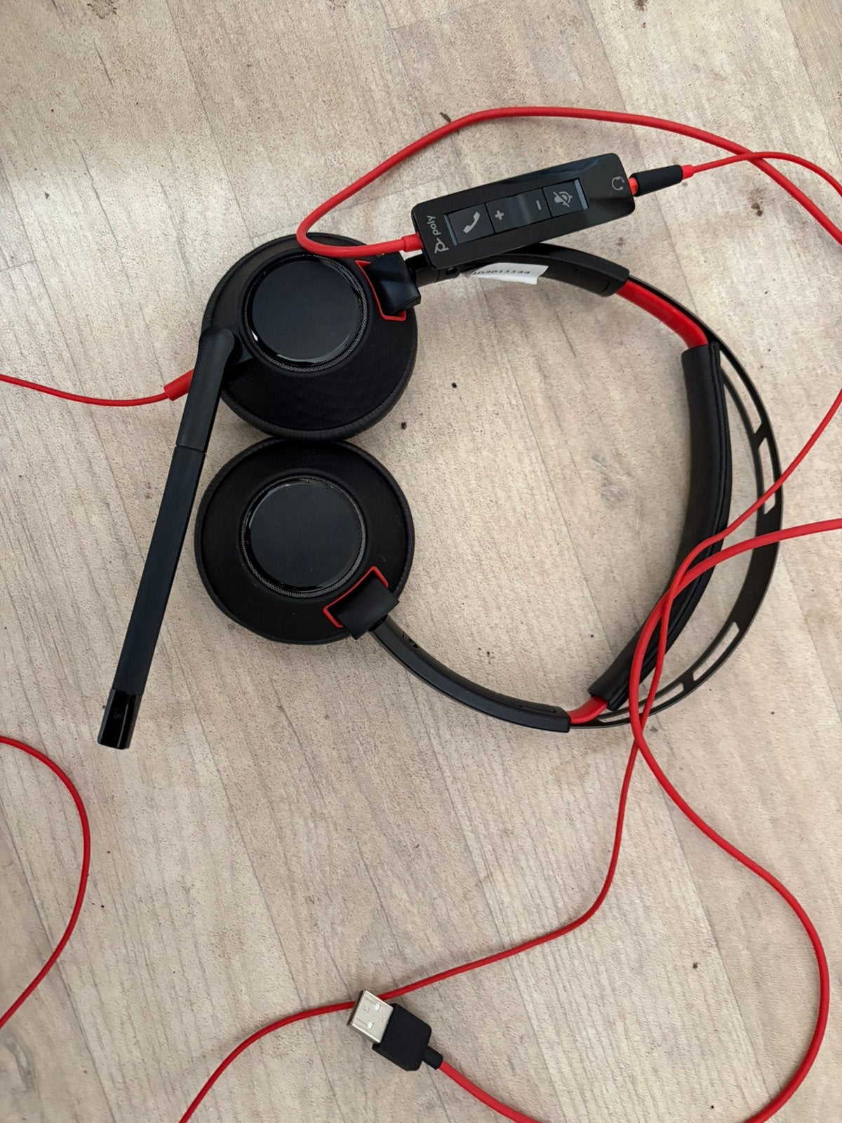 ≥ Poly Headset met microfoon en USB-aansluiting — Koptelefoons ...
