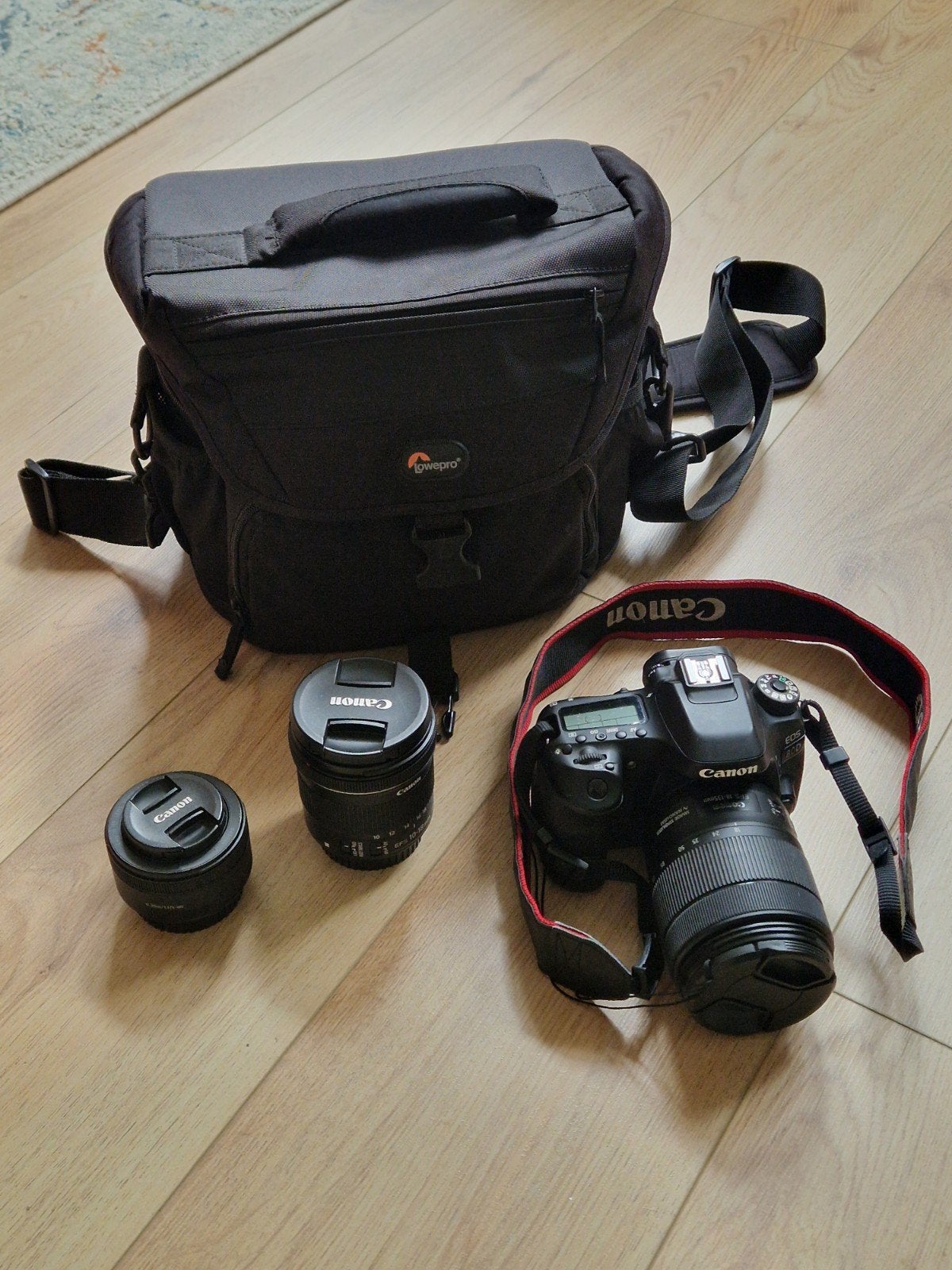 ≥ Canon 80D complete set met 3 lenzen en draagtas — Fotocamera's ...