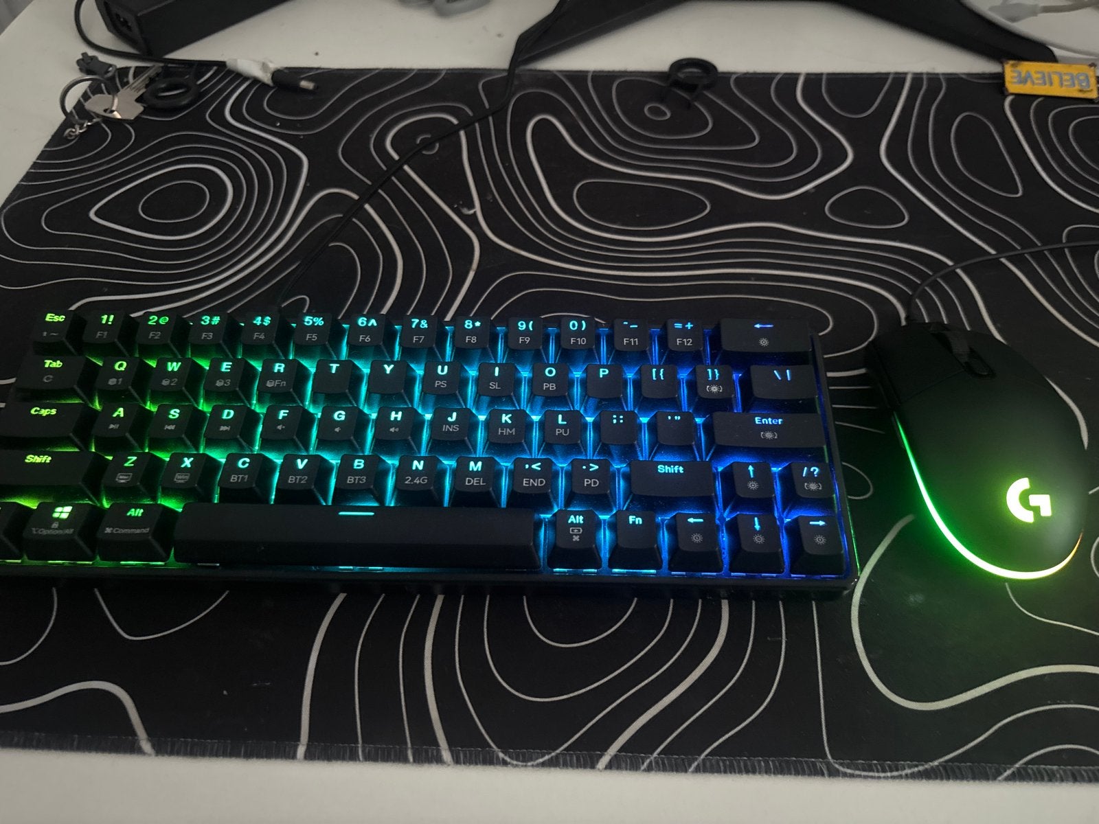 ≥ Dierya gaming toetsenbord, Logitech gaming muis — Toetsenborden ...