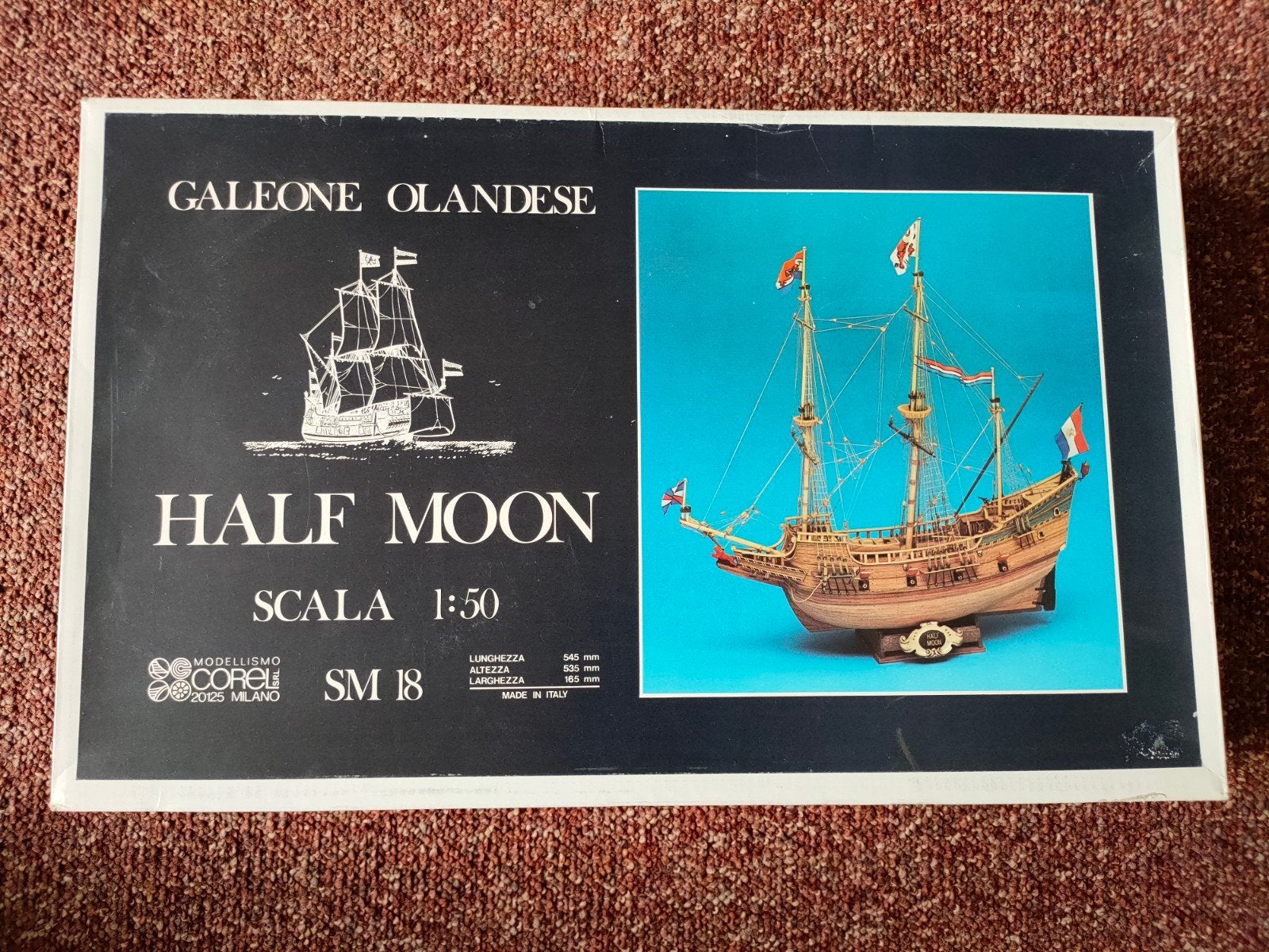 ≥ Corel Half Moon Modelbouwkit - Schaal 1:50 — Modelbouw | Boten en ...