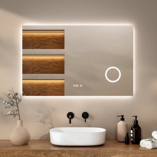 ≥ Partij LED Badkamerspiegels 80x60 cm – 350 stuks – Defect ...